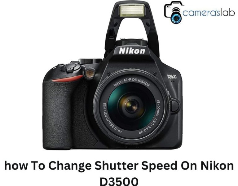 how To Change Shutter Speed On Nikon D3500